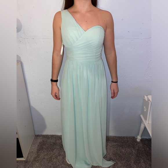 Bill Levkoff | Dresses | Bill Levkoff Mint Green Bridesmaid Dress ...